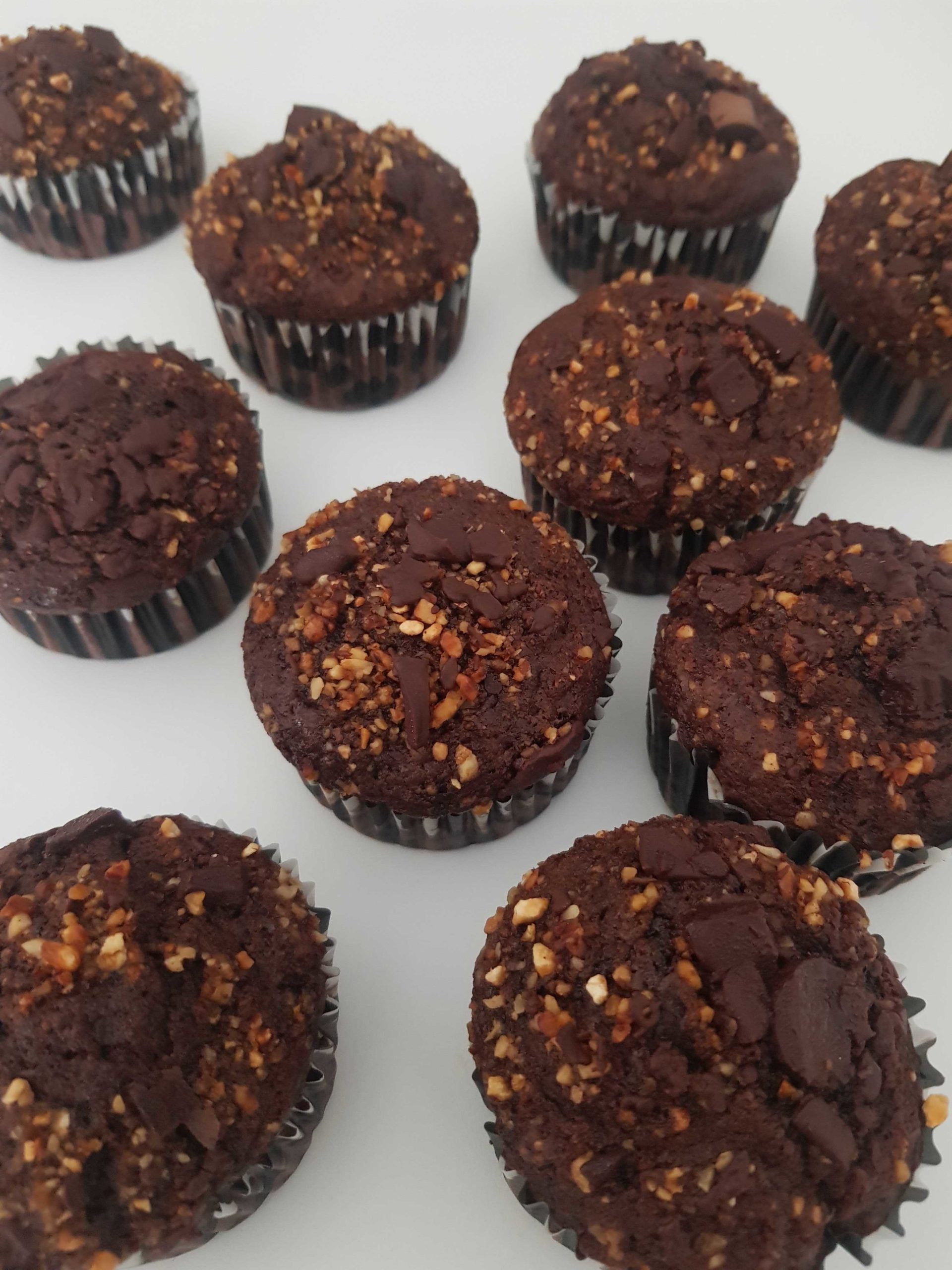 Muffins tout choco et pralin